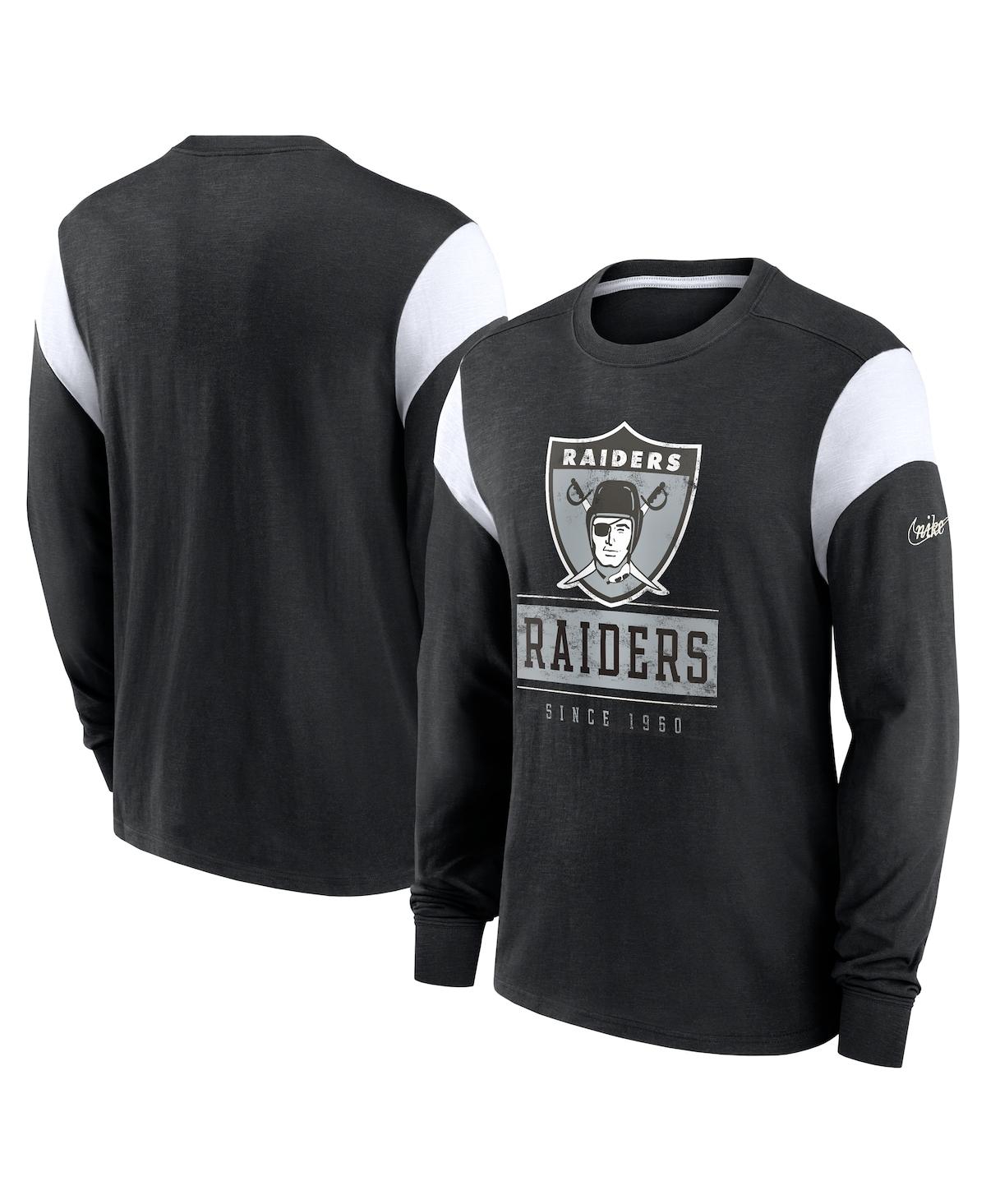 Click here for Nike Mens Heather Black Oakland Raiders Rewind Pla... prices