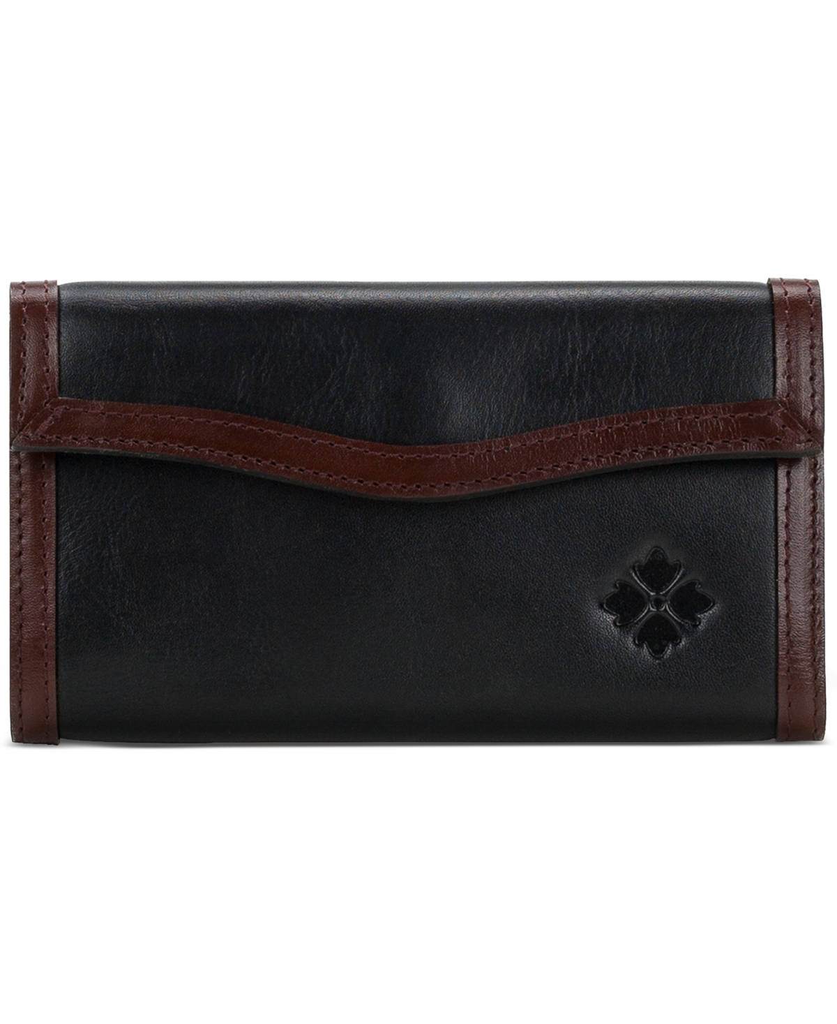 Click here for Patricia Nash Womens Tossa Trifold Wallet - Black/... prices