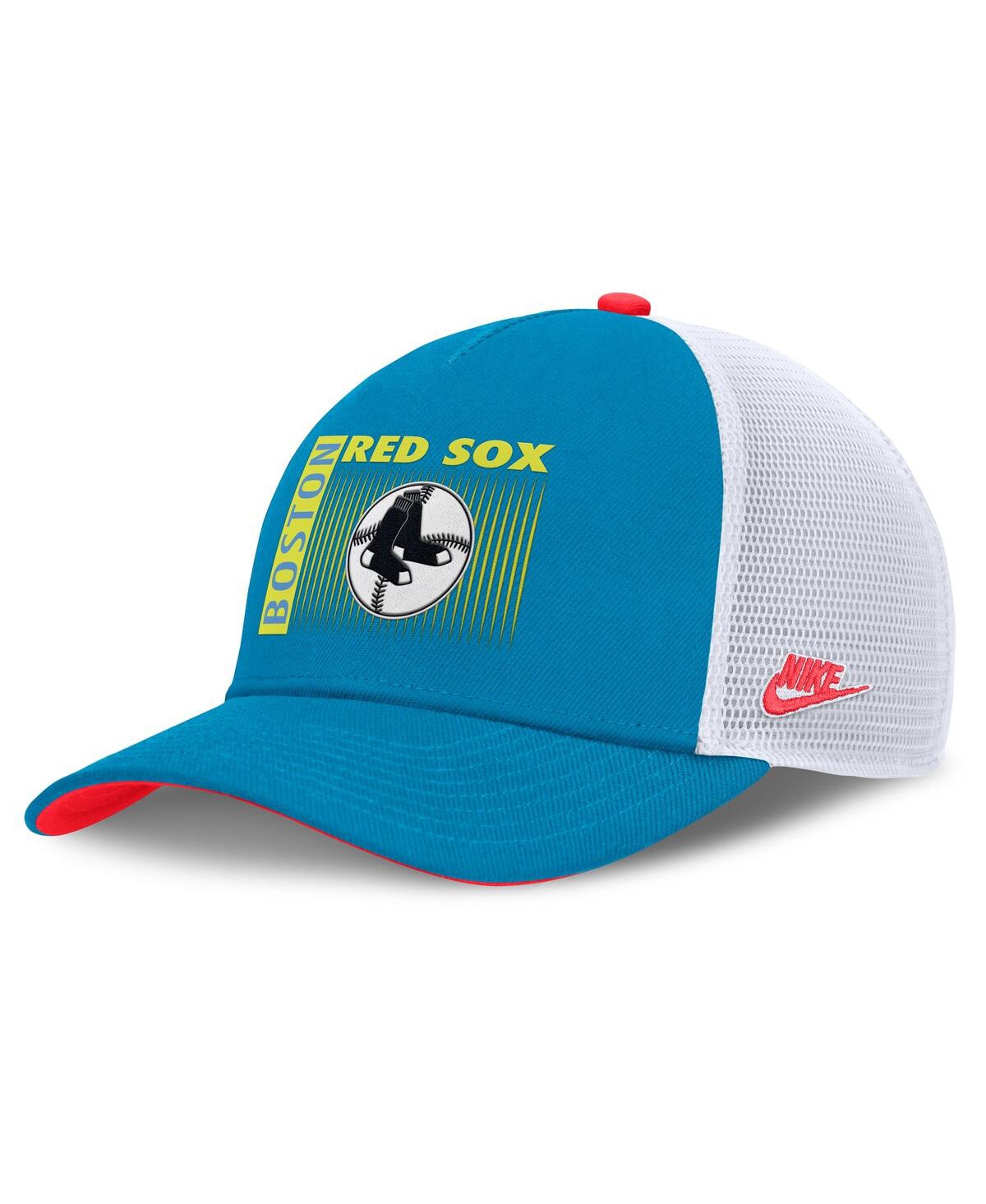 Click here for Nike Mens Teal Boston Red Sox Neon 90s Rise Struct... prices