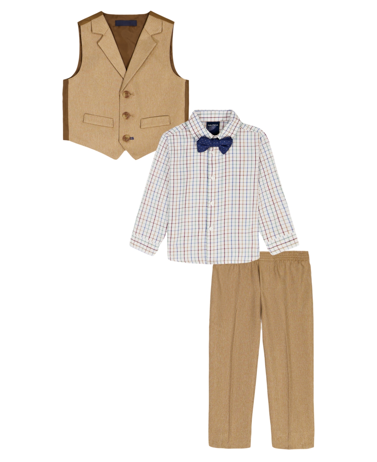 Click here for Nautica Baby Boys 4-Piece Heather Herringbone Shir... prices