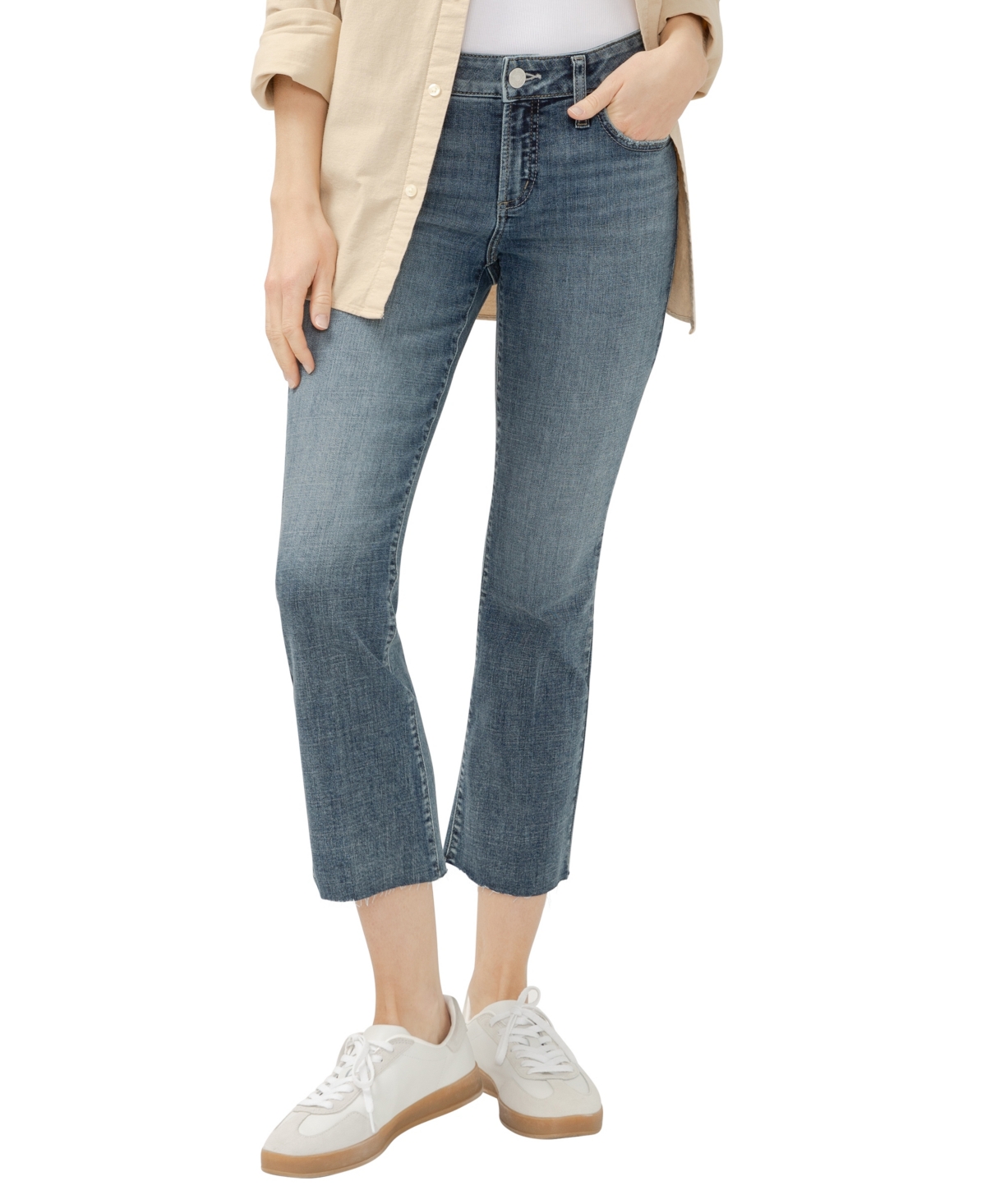 Click here for Silver Jeans Co. Womens Elyse Mid Rise Comfort Fit... prices