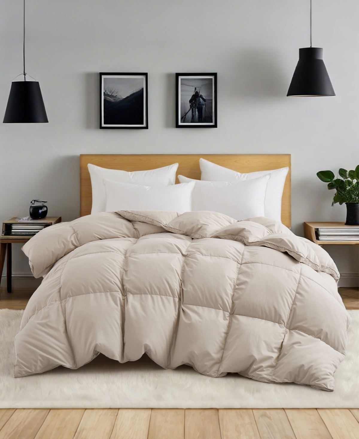 Click here for Unikome Buttery Soft Goose Down Feather Comforter... prices