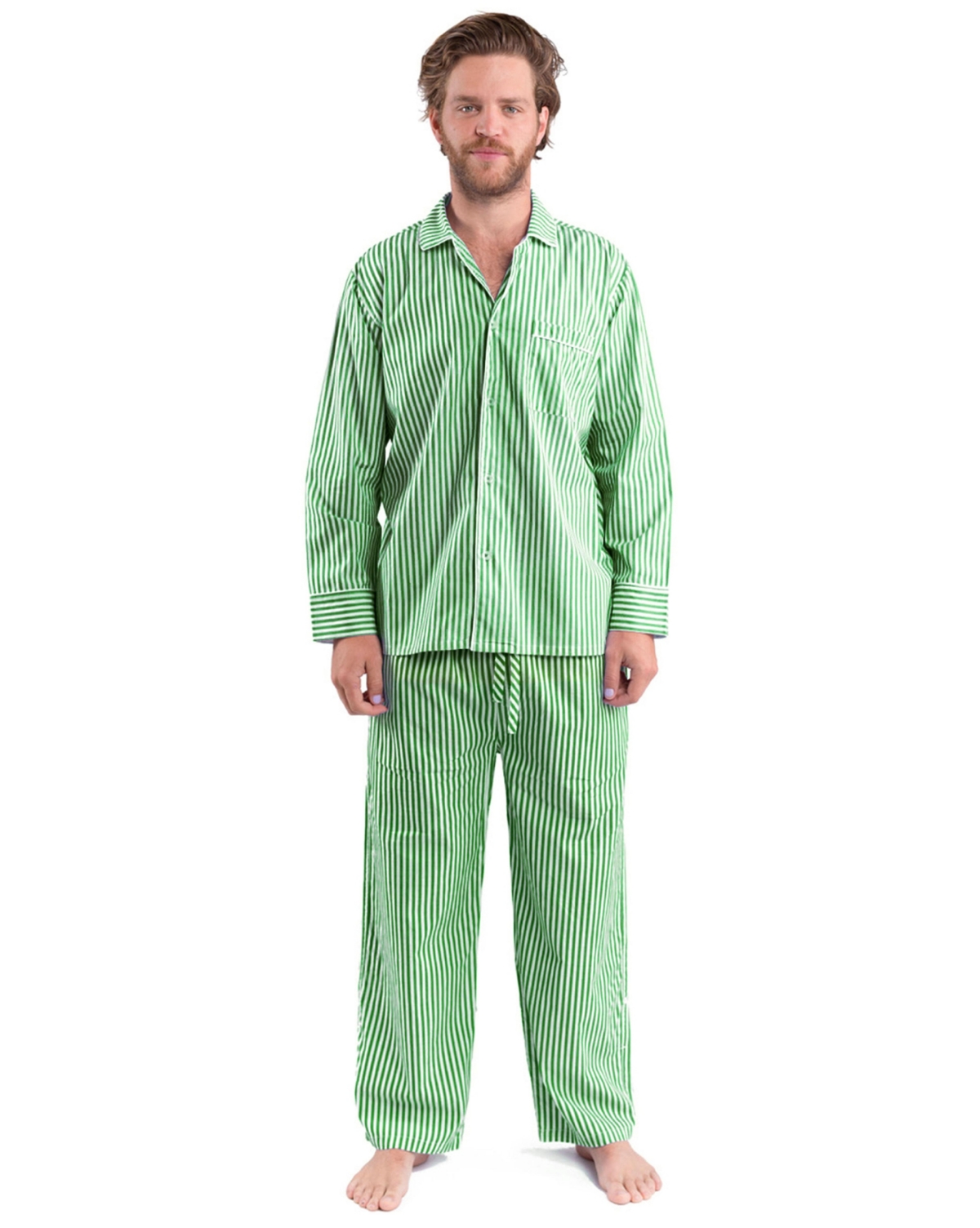 Click here for Sant and Abel Mens Hepburn Gingham Navy Long Pj Se... prices