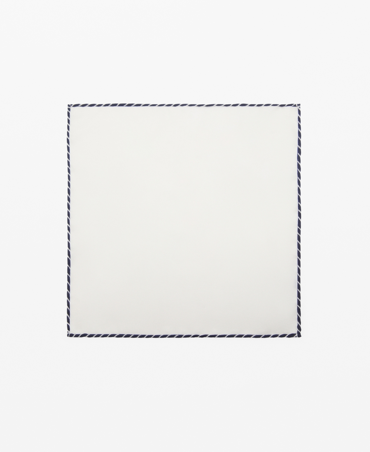 Click here for Mango Mens Silk Embroidered Pocket Square - White prices