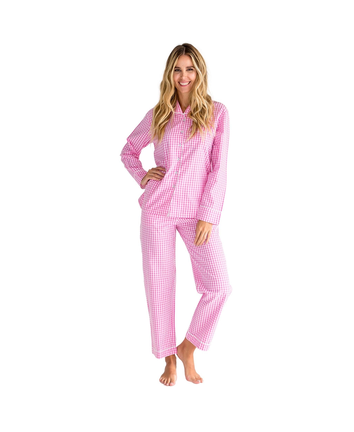 Click here for Sant and Abel Womens Tennis Long Pj Set - Pink gin... prices