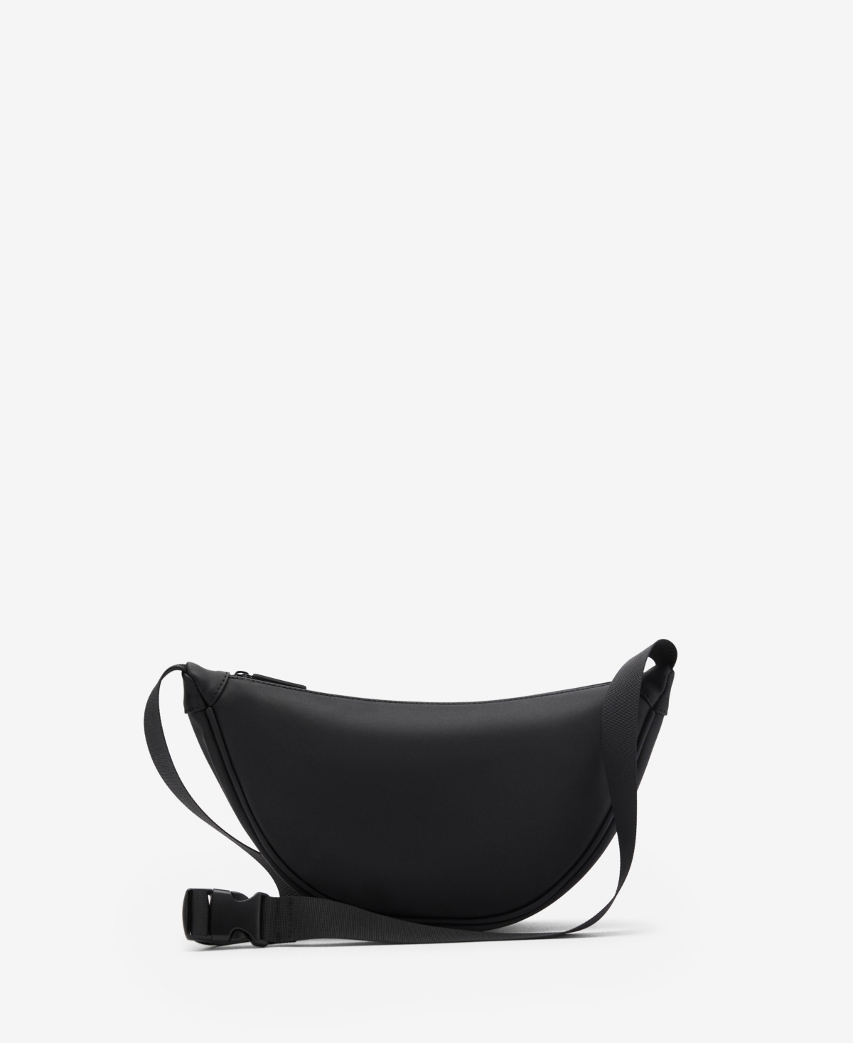 Click here for Mango Mens Rubberized Shoulder Bag - Black prices