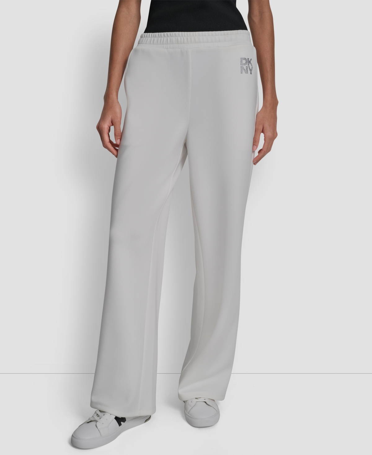 Click here for Dkny Womens Scuba Pull-On Pants - Ivory prices