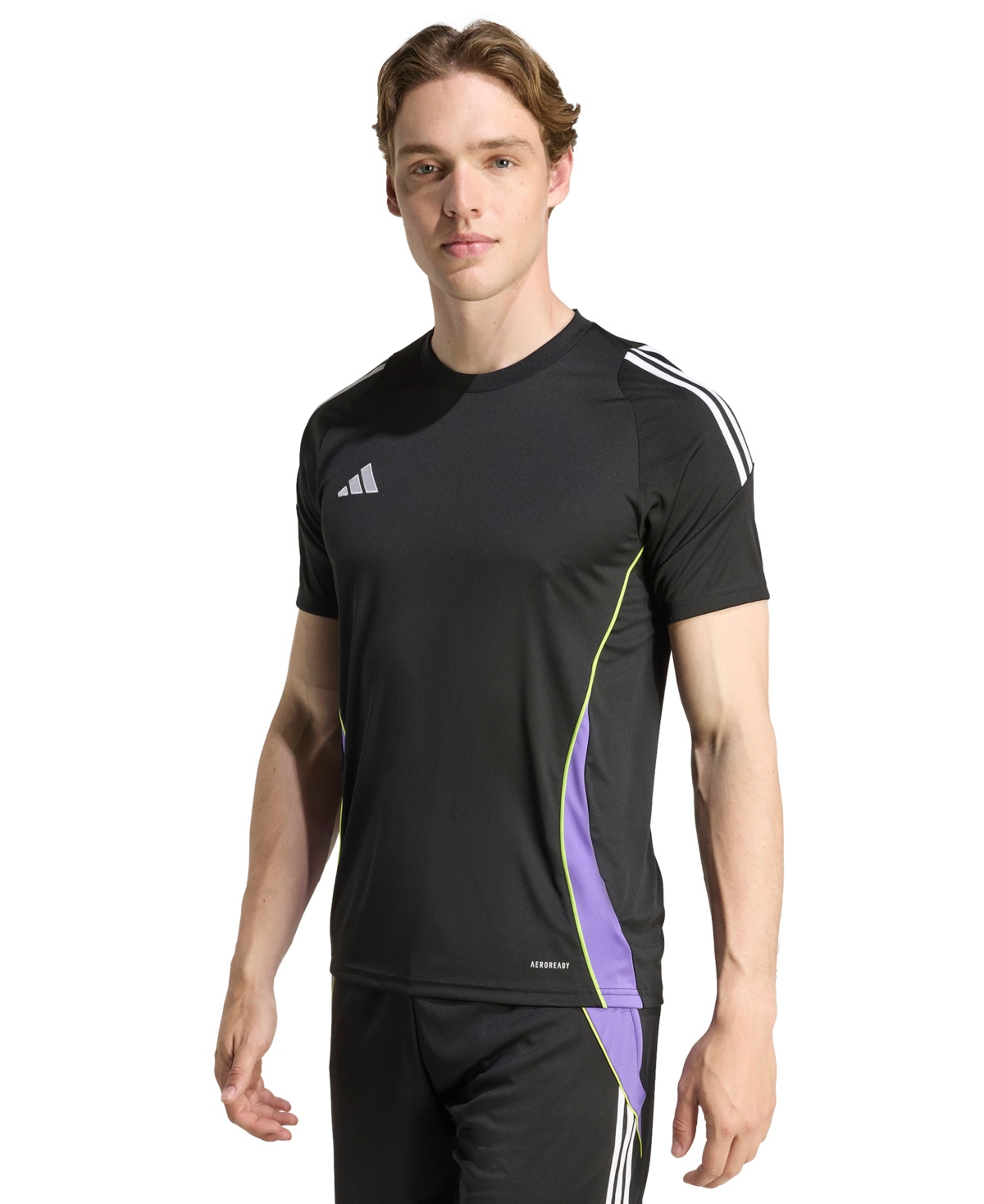 Click here for adidas Mens Tiro 24 Slim-fit Performance 3-Stripes... prices