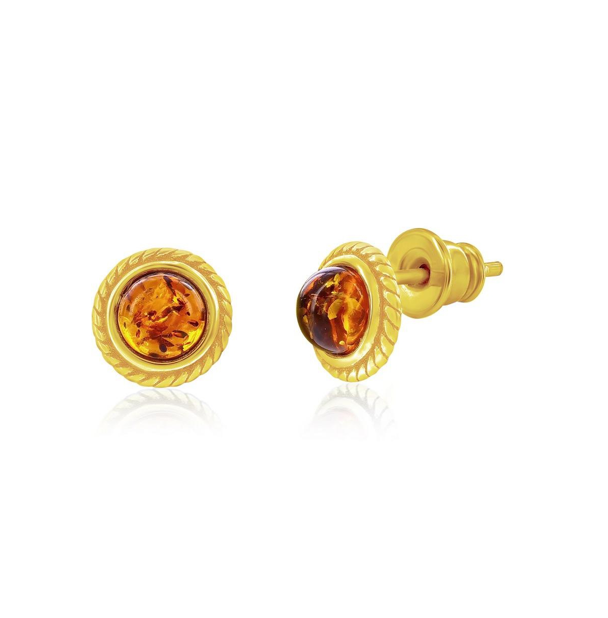 Click here for Caribbean Treasures Sterling Silver  Round Amber... prices