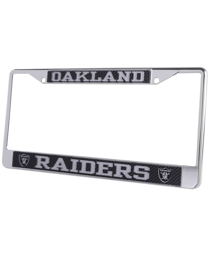 Stockdale Oakland Raiders Carbon Laser License Plate Frame - Macy's