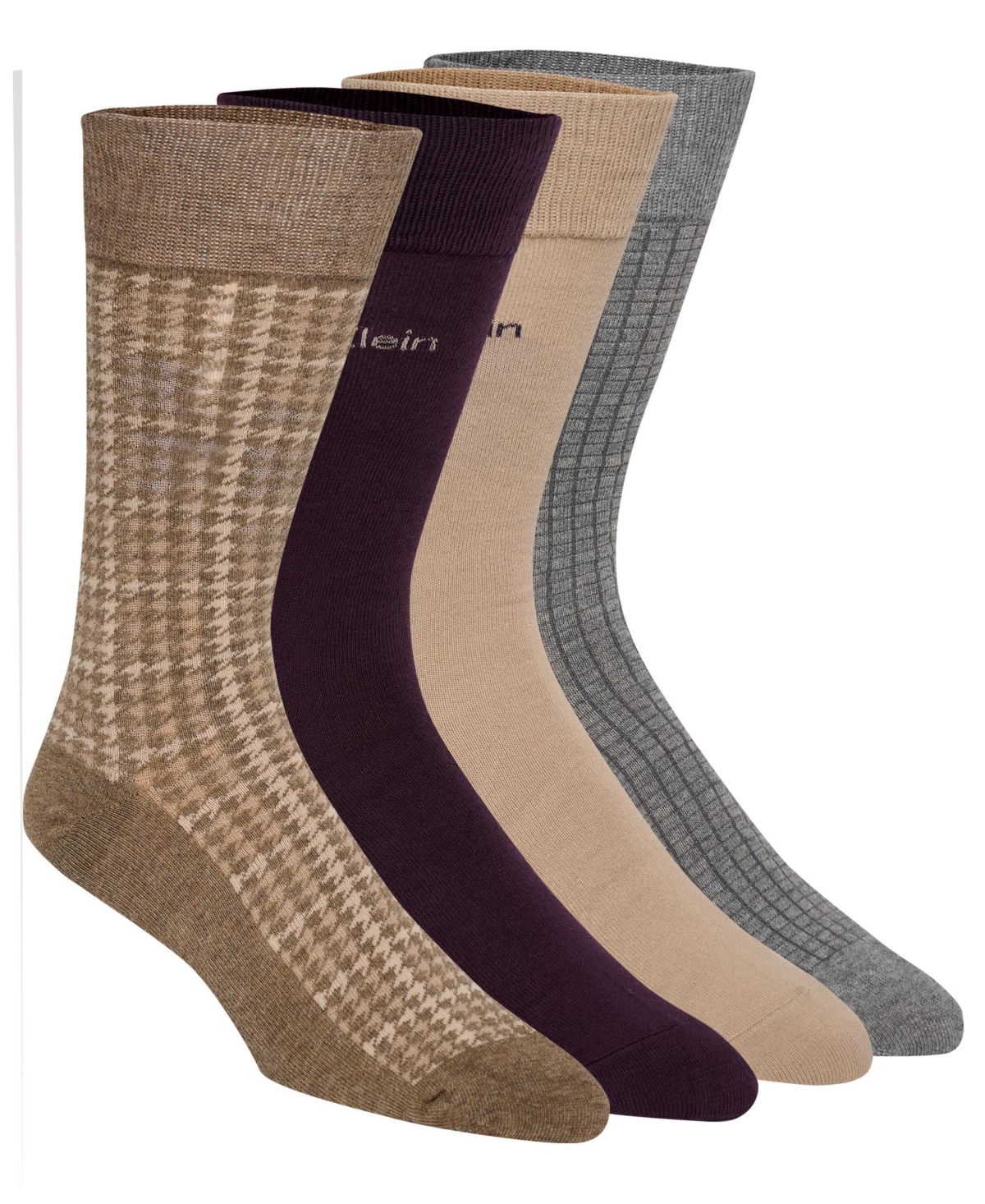 Click here for Calvin Klein Mens 4-Pack Assorted Crew Socks Set -... prices