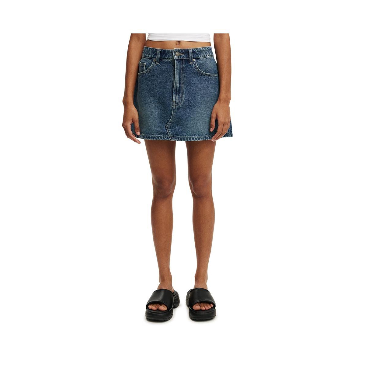 Click here for Cotton On Womens Original Denim Mini Skirt - Midni... prices