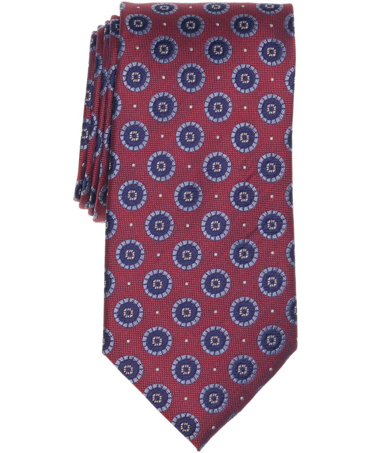 Click here for Brooks Brothers Mens Medallion Dot Tie - Red prices