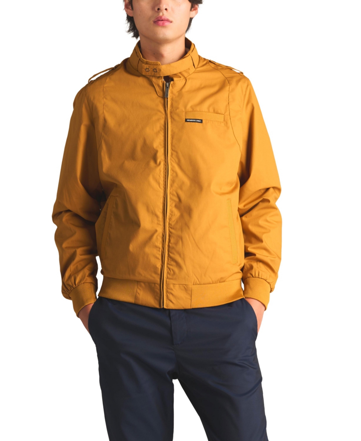 Click here for Mens Classic Iconic Racer Jacket (Slim Fit) - Whea... prices