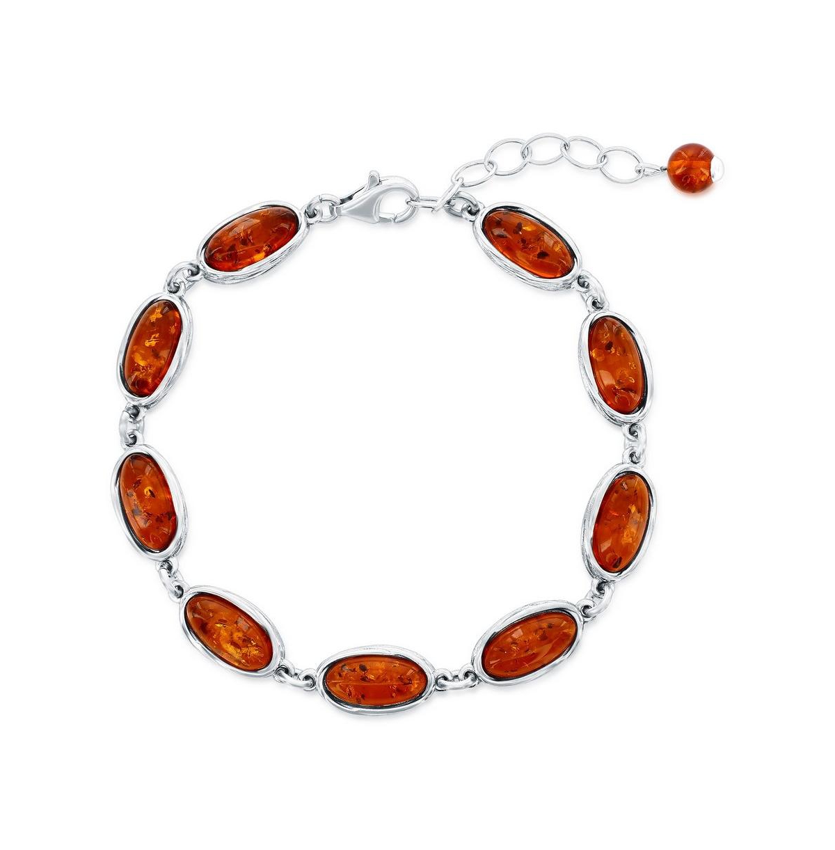 Click here for Caribbean Treasures Sterling Silver  Oval Amber Br... prices