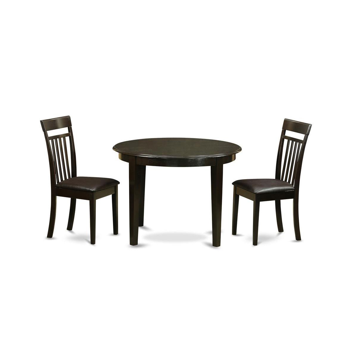 Click here for East West Furniture 3 Pc small Kitchen Table set-K... prices