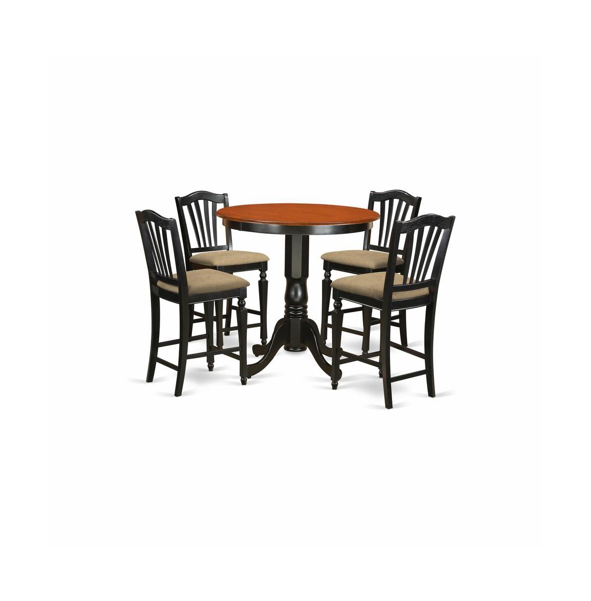 Click here for East West Furniture 5 Pc Dining counter height set... prices