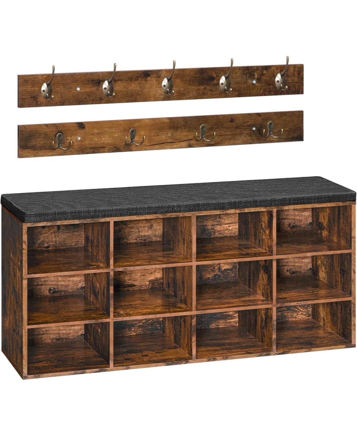 Click here for Shoe Storage Bench with Cushion  39.4" L Entr... prices