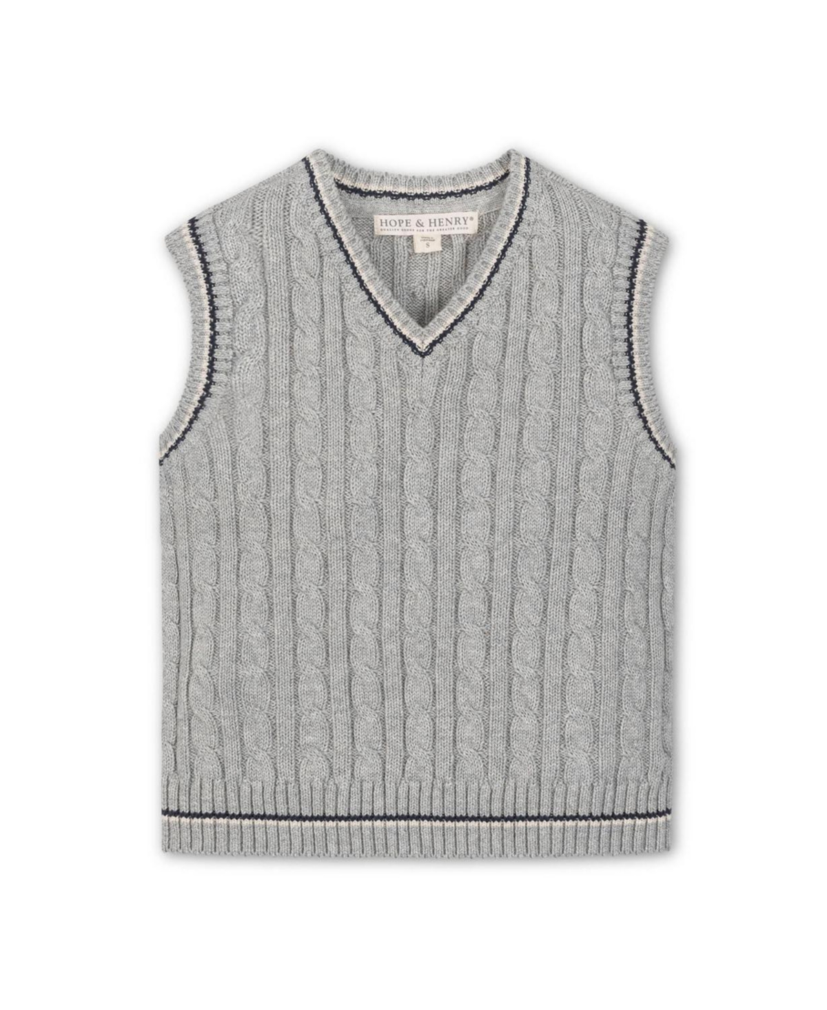 Click here for Hope & Henry Little and Big Boys Organic V-Neck Ca... prices