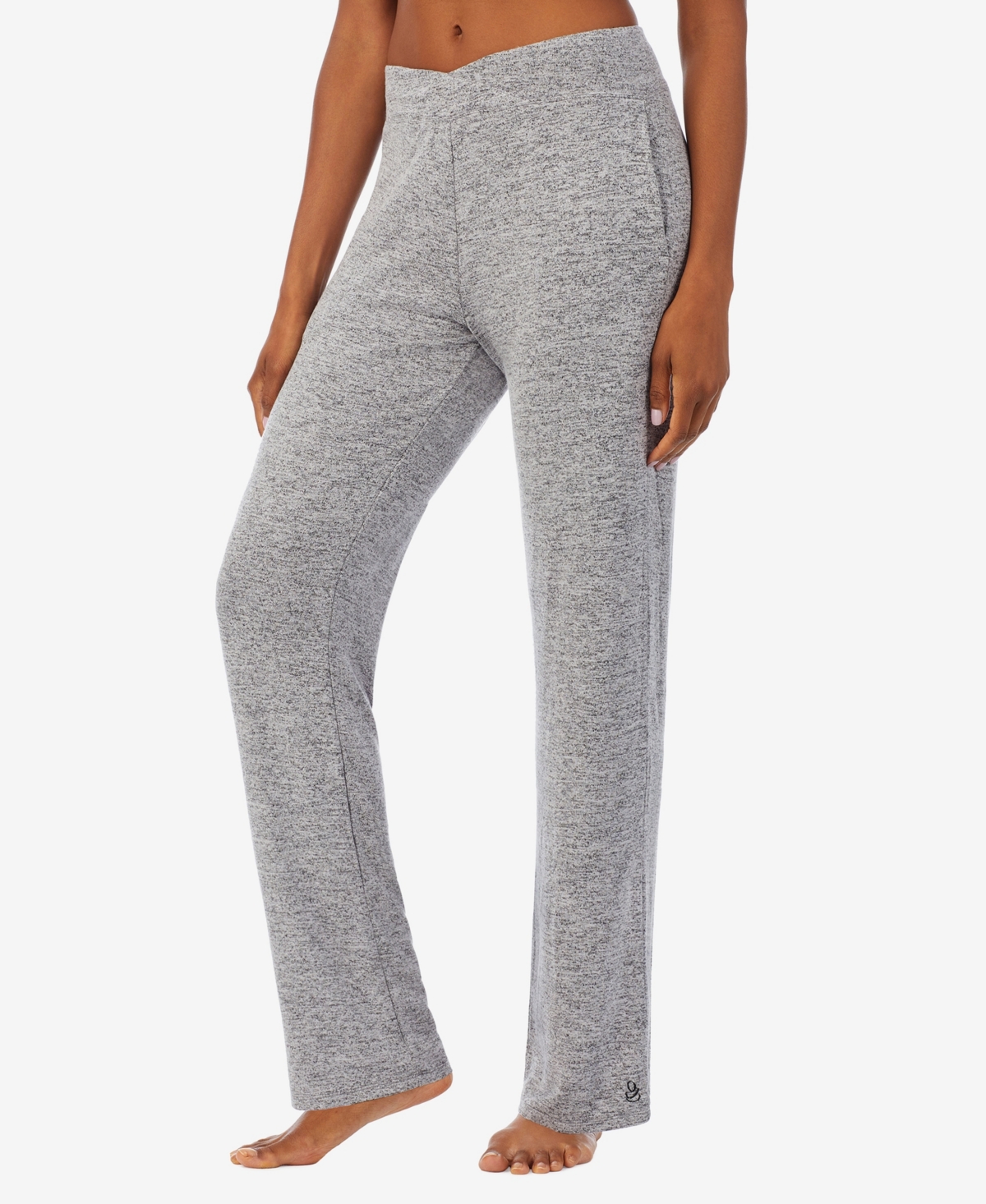 Click here for Cuddl Duds Petite SoftKnit Mid Rise Lounge Pants -... prices