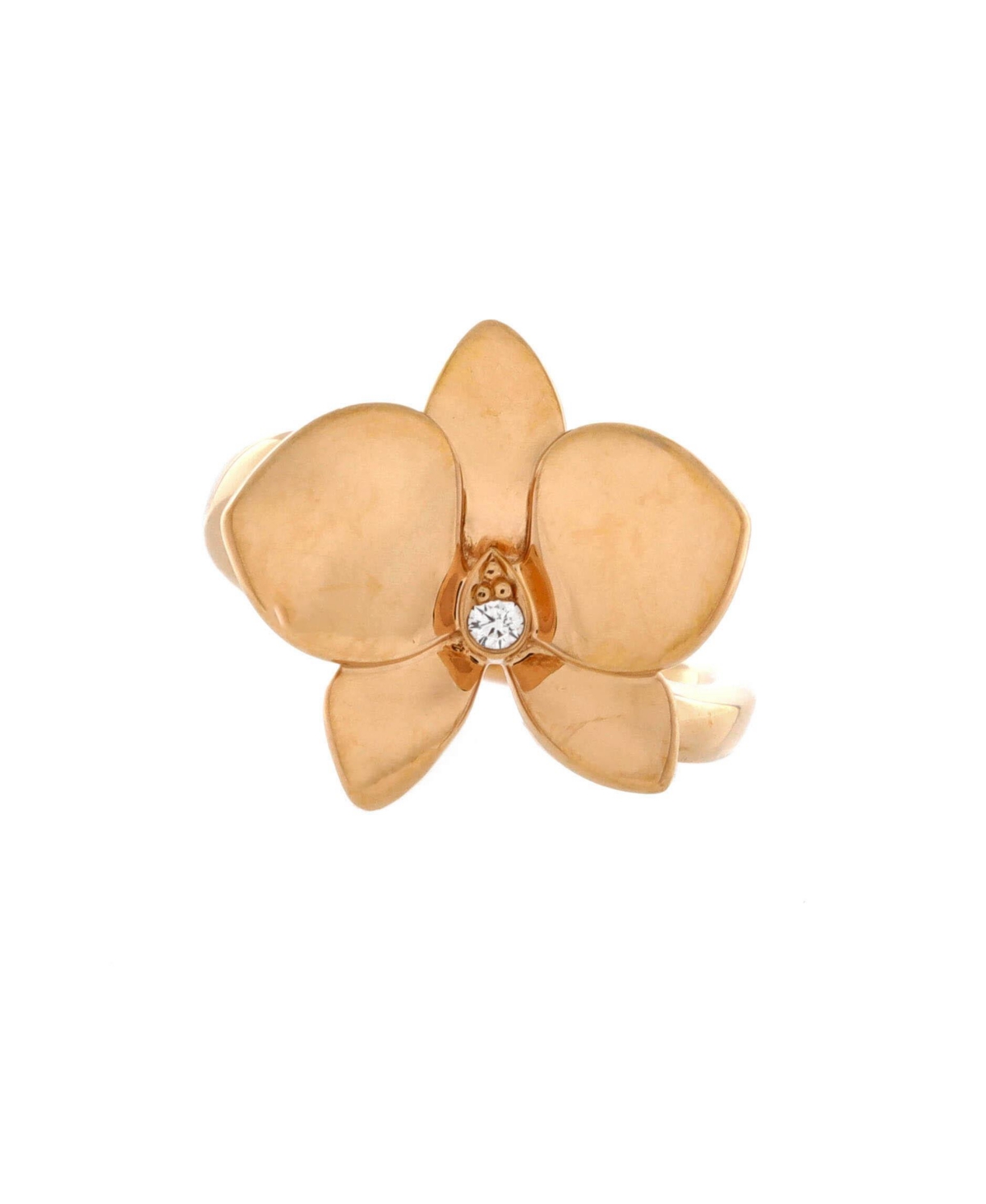 Click here for Pre-Owned Cartier Caresse DOrchidees Ring - 18k ro... prices