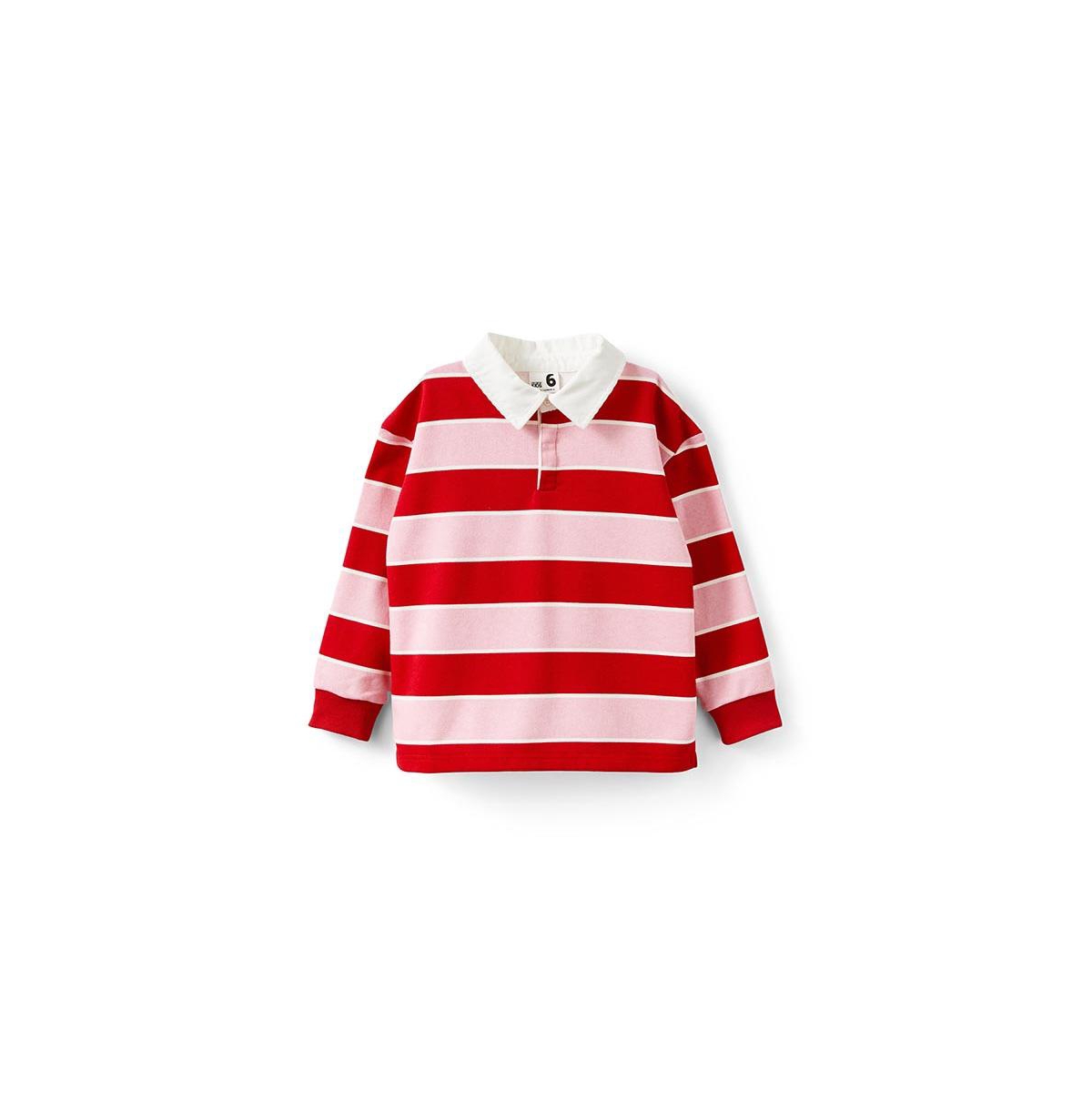 Click here for Cotton On Little Girls Little/Big Rugby Polo L/S T... prices