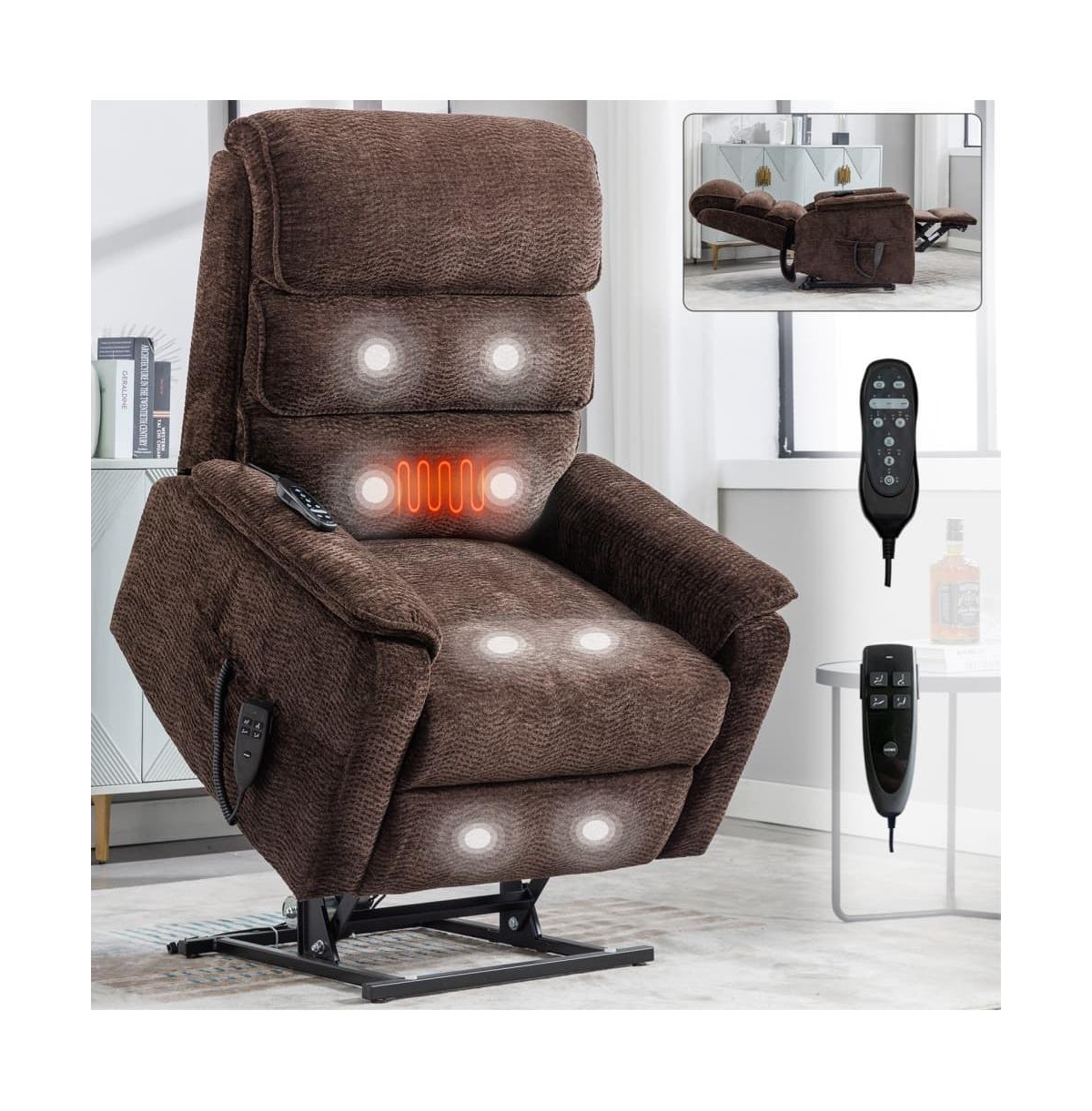Click here for Dual Motor Power Lift Recliner with Heat & Massage... prices