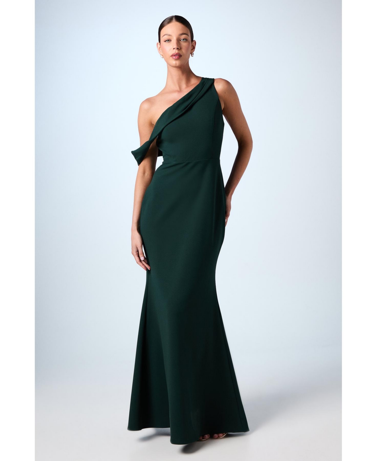 Click here for Coast Womens Scuba Crepe Black Tie Dress - Emerald prices