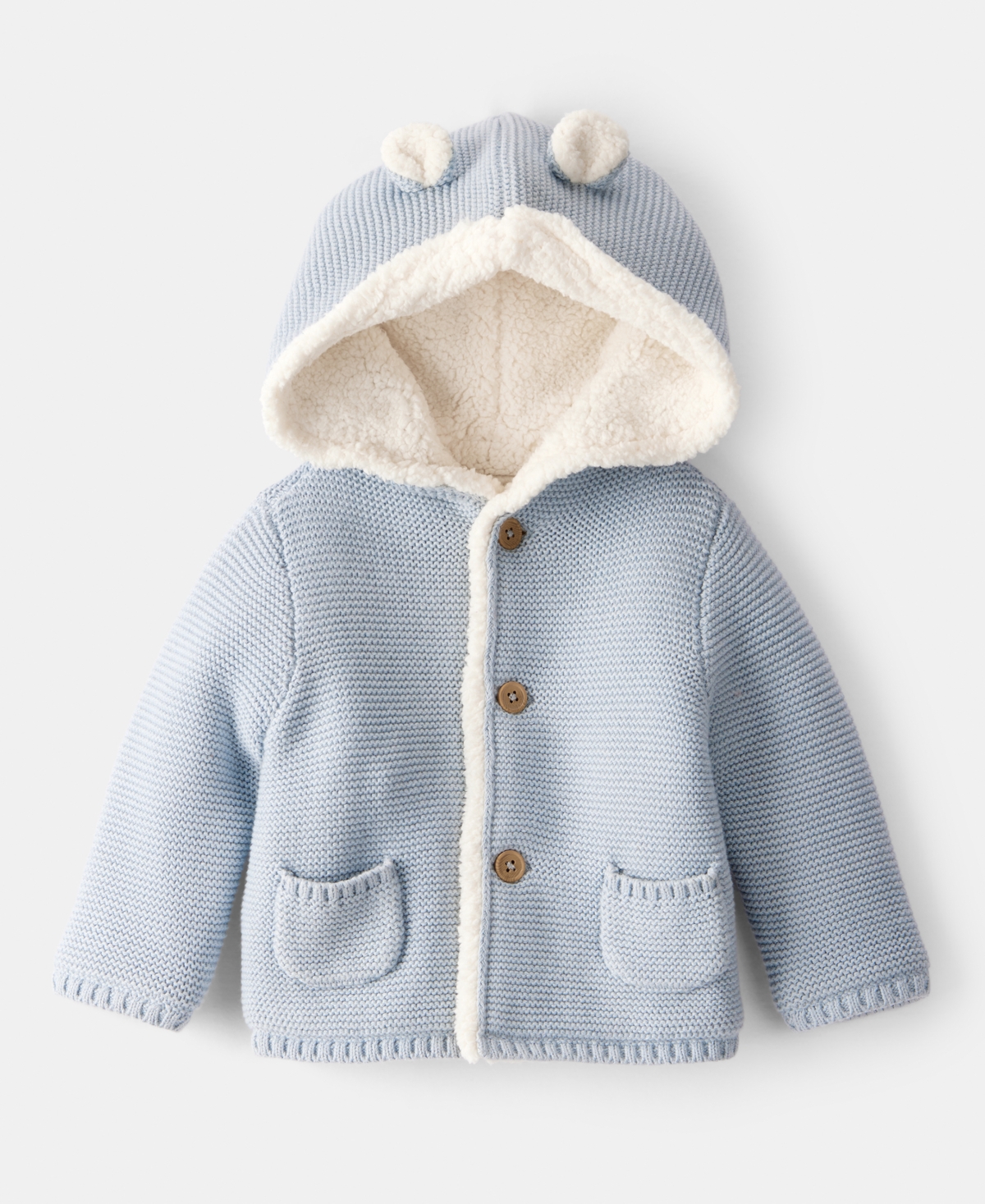 Click here for Carters Baby Boys or Baby Girls Sherpa-Lined Cardi... prices