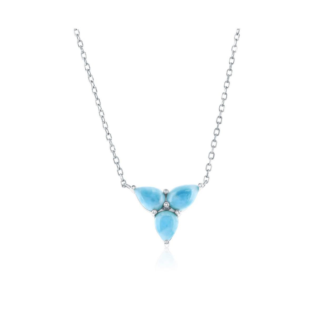 Click here for Caribbean Treasures Sterling Silver  Pear-Shaped T... prices