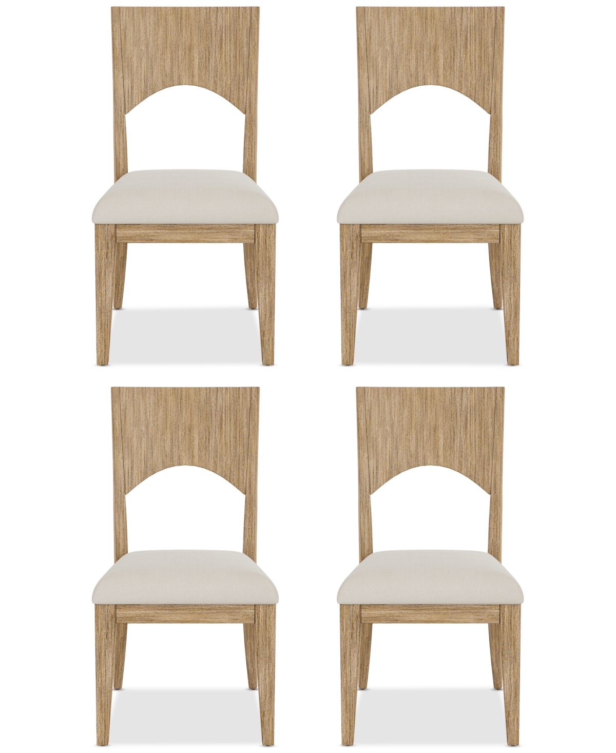 Click here for Frandlyn 4pc Side Chair Set - Blonde prices