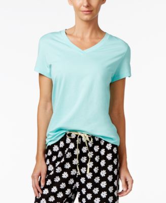 Hue Solid Short Sleeve Sleep Tee - Macy's