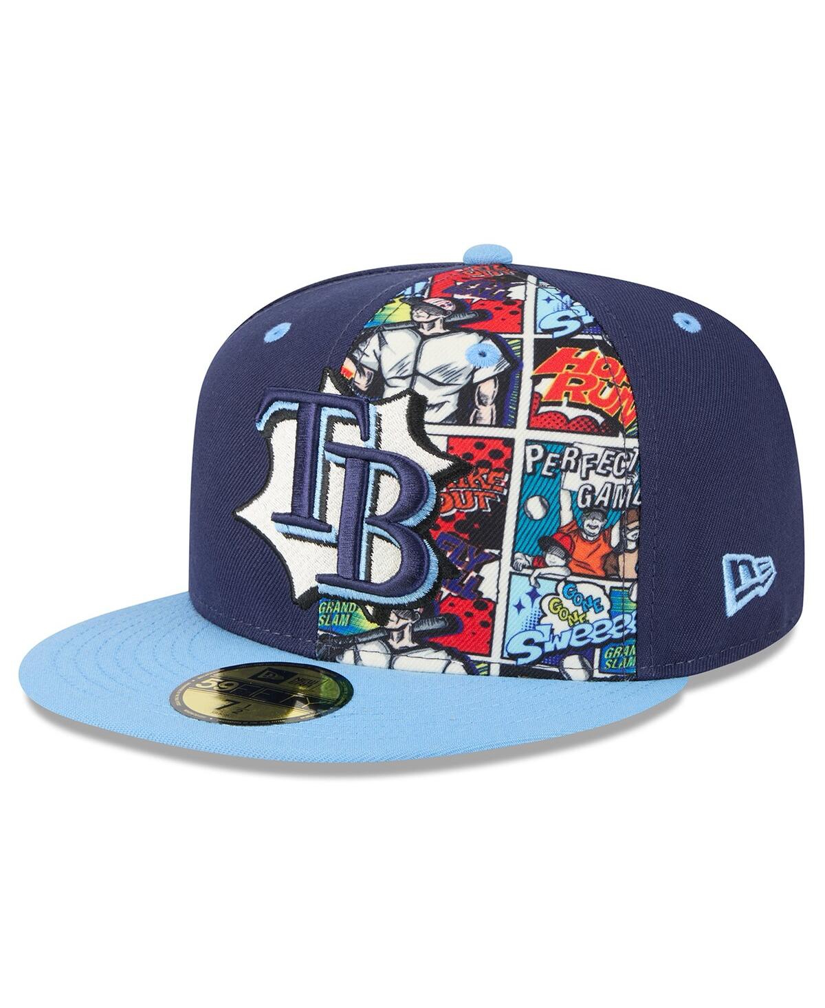 Click here for New Era Mens Navy/Light Blue Tampa Bay Rays 2025 M... prices