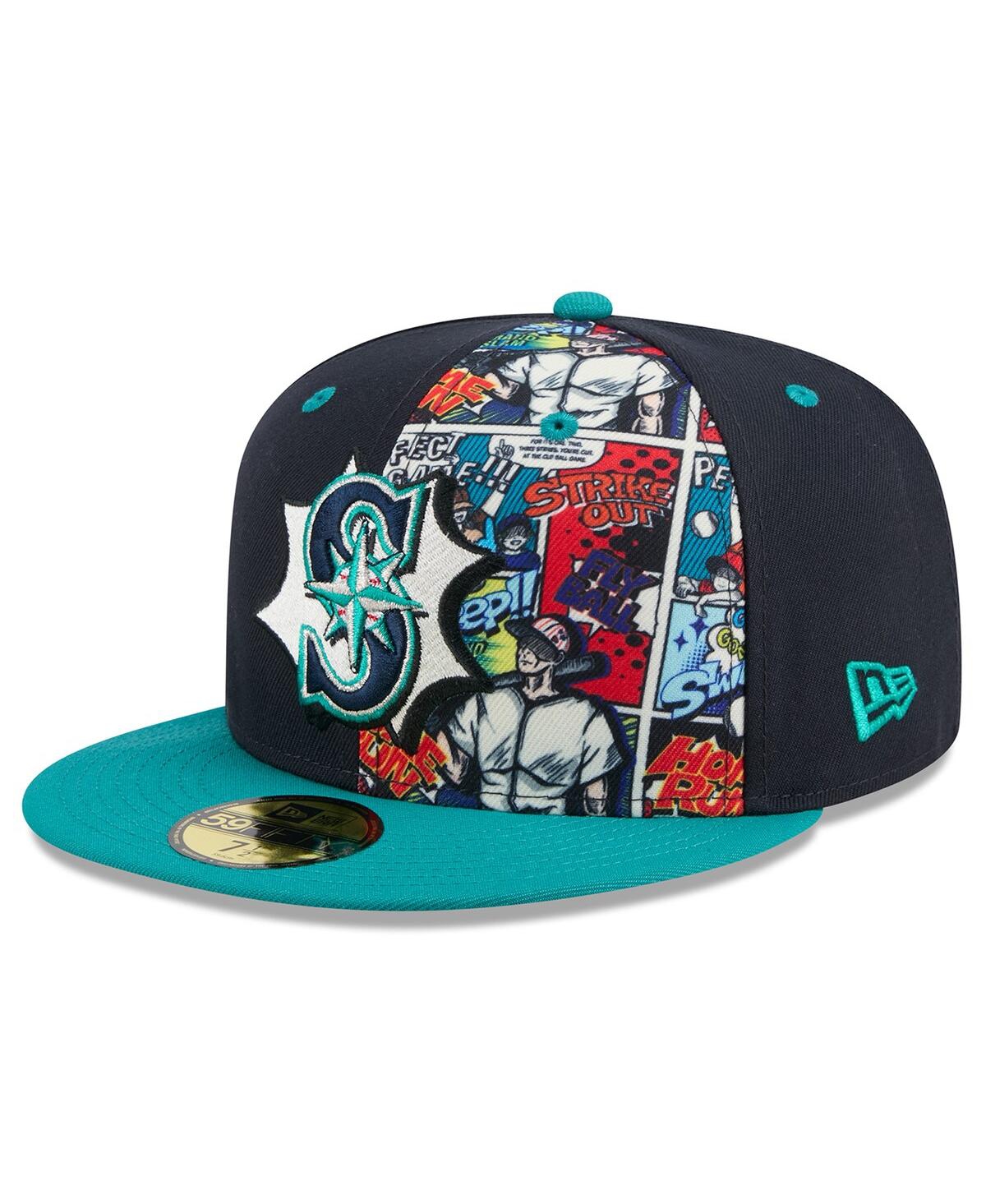 Click here for New Era Mens Navy/Teal Seattle Mariners 2025 Mlb D... prices