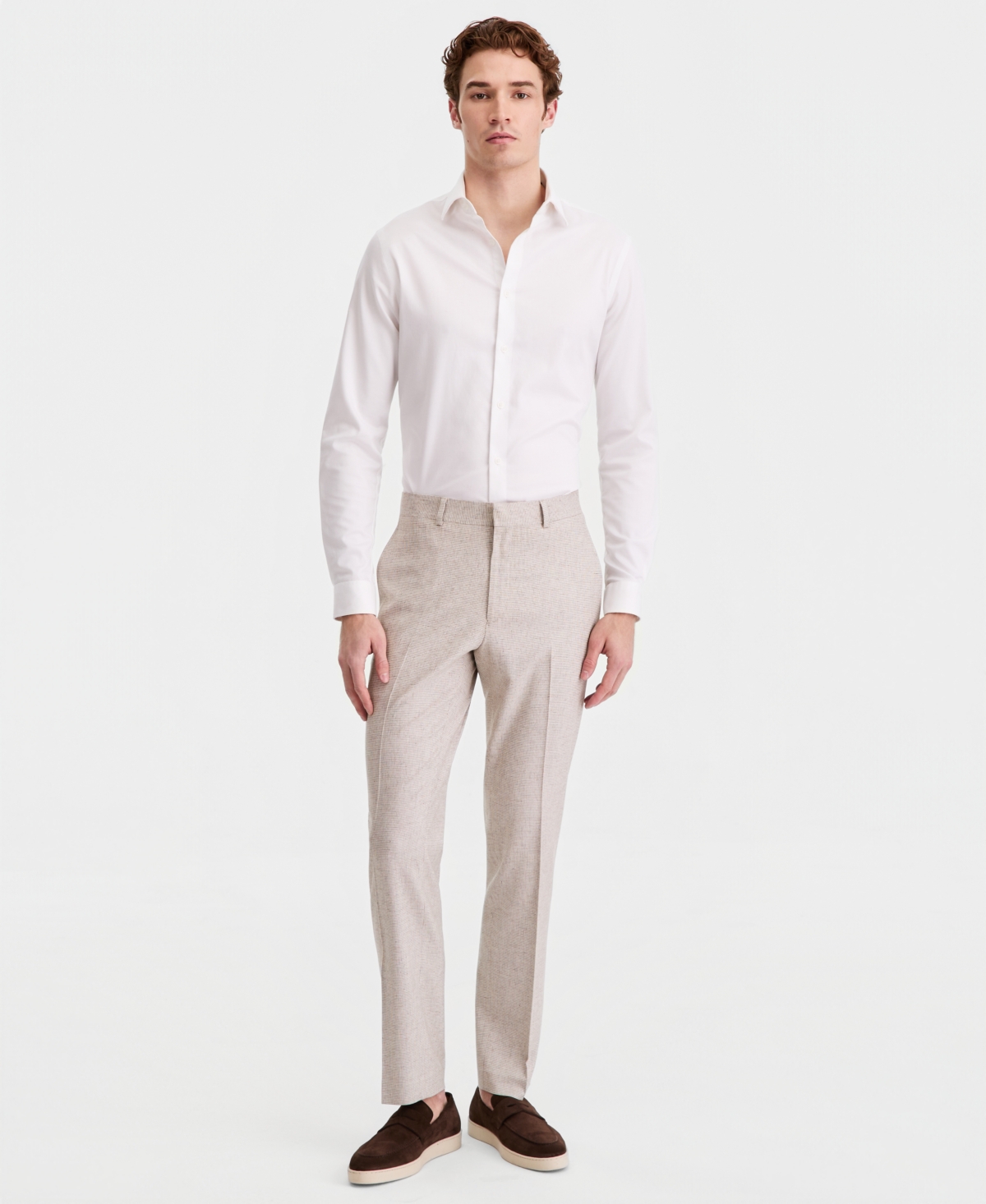 Click here for Kenneth Cole Reaction Mens Check Slim-Fit Suit Sep... prices