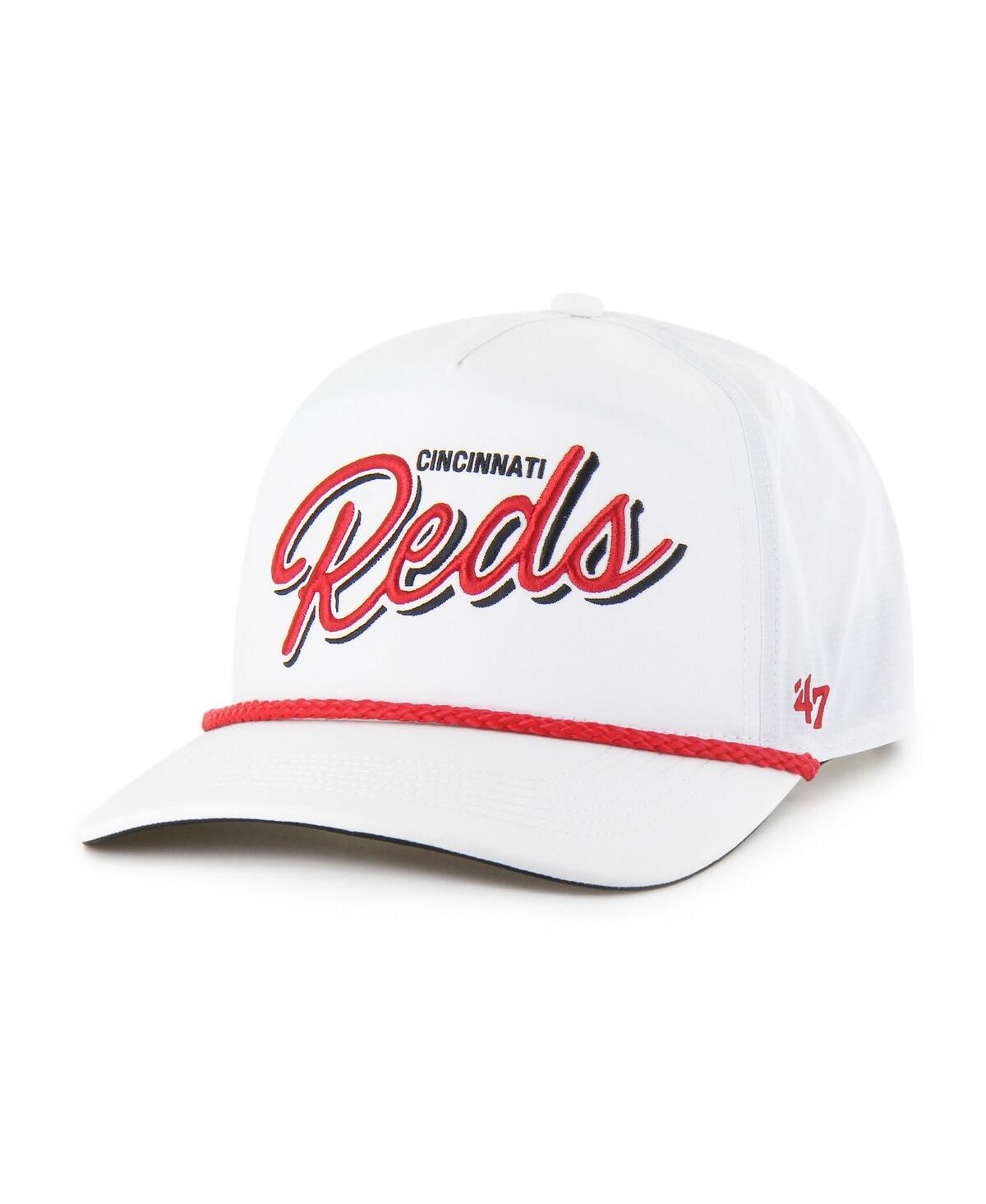 Click here for 47 Brand Mens White Cincinnati Reds Brrr Fairway H... prices