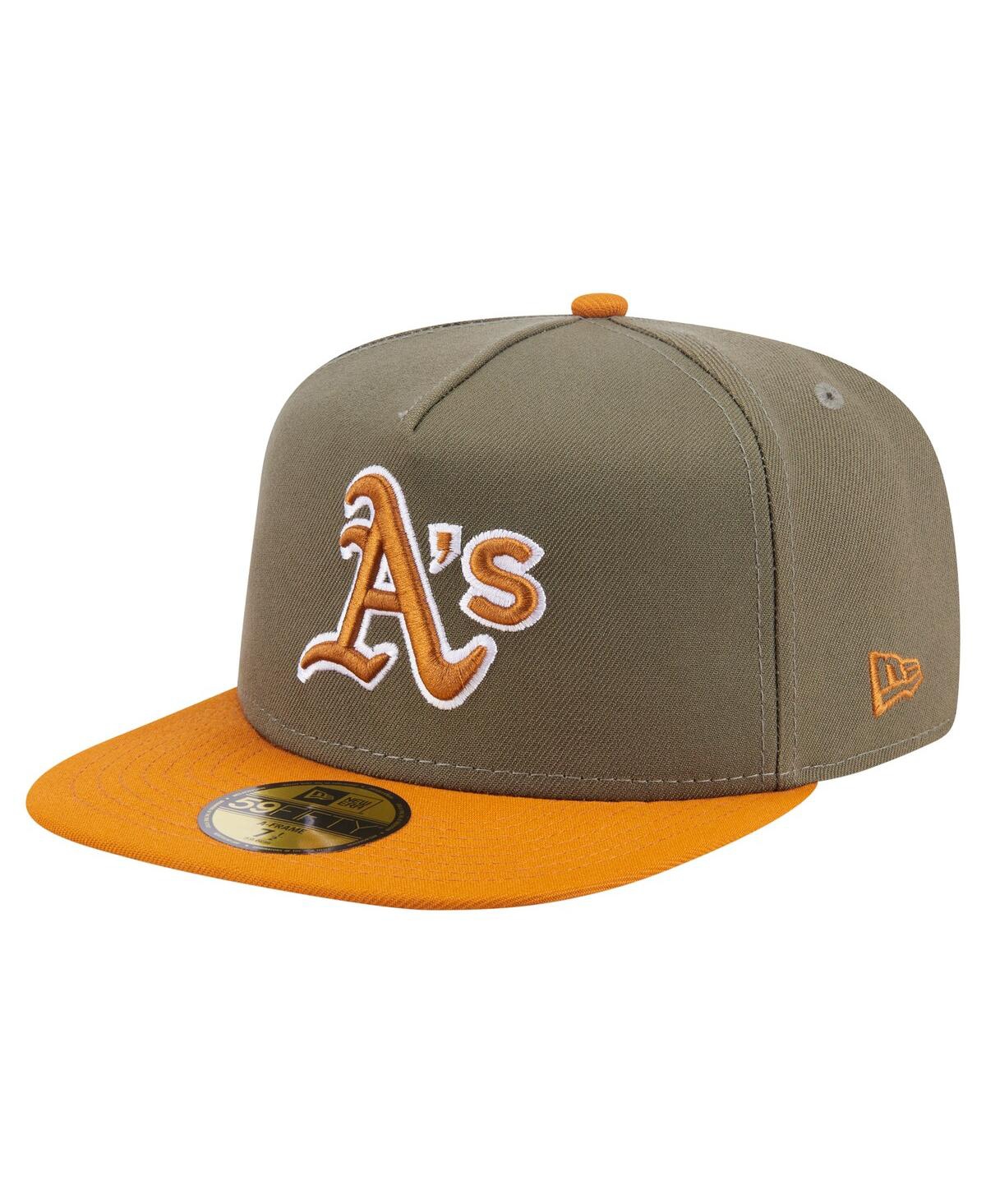 Click here for New Era Mens Olive/Orange Athletics Two-Tone Color... prices