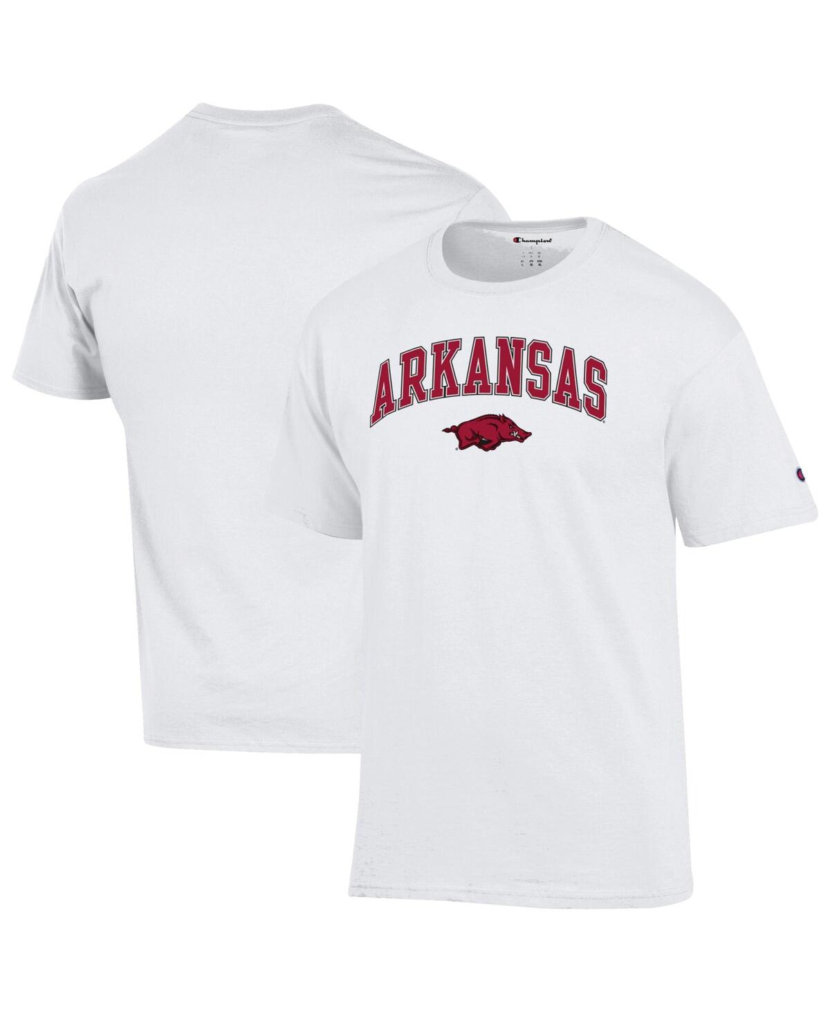 Click here for Champion Mens White Arkansas Razorbacks Arched Log... prices