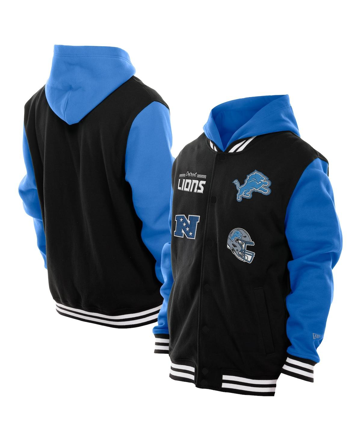 Click here for New Era Mens Black Detroit Lions Full-Snap Fleece... prices