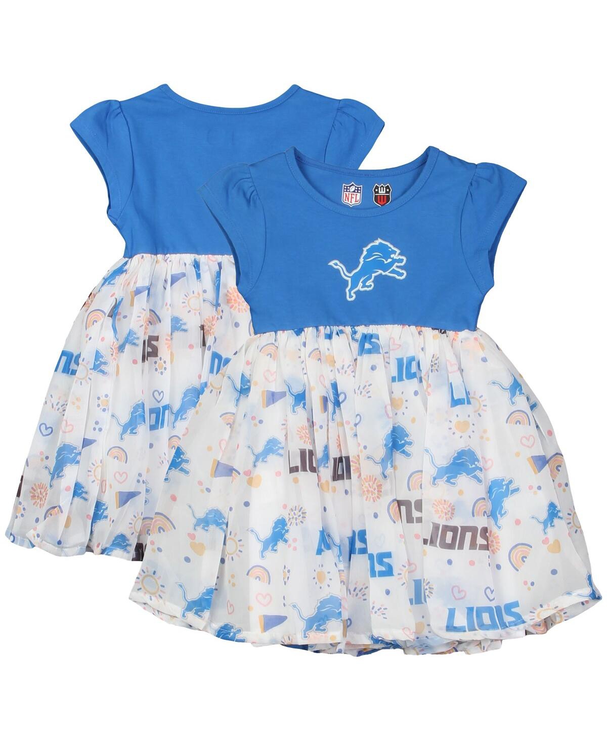 Click here for Wes & Willy Girls Toddler Blue Detroit Lions Princ... prices