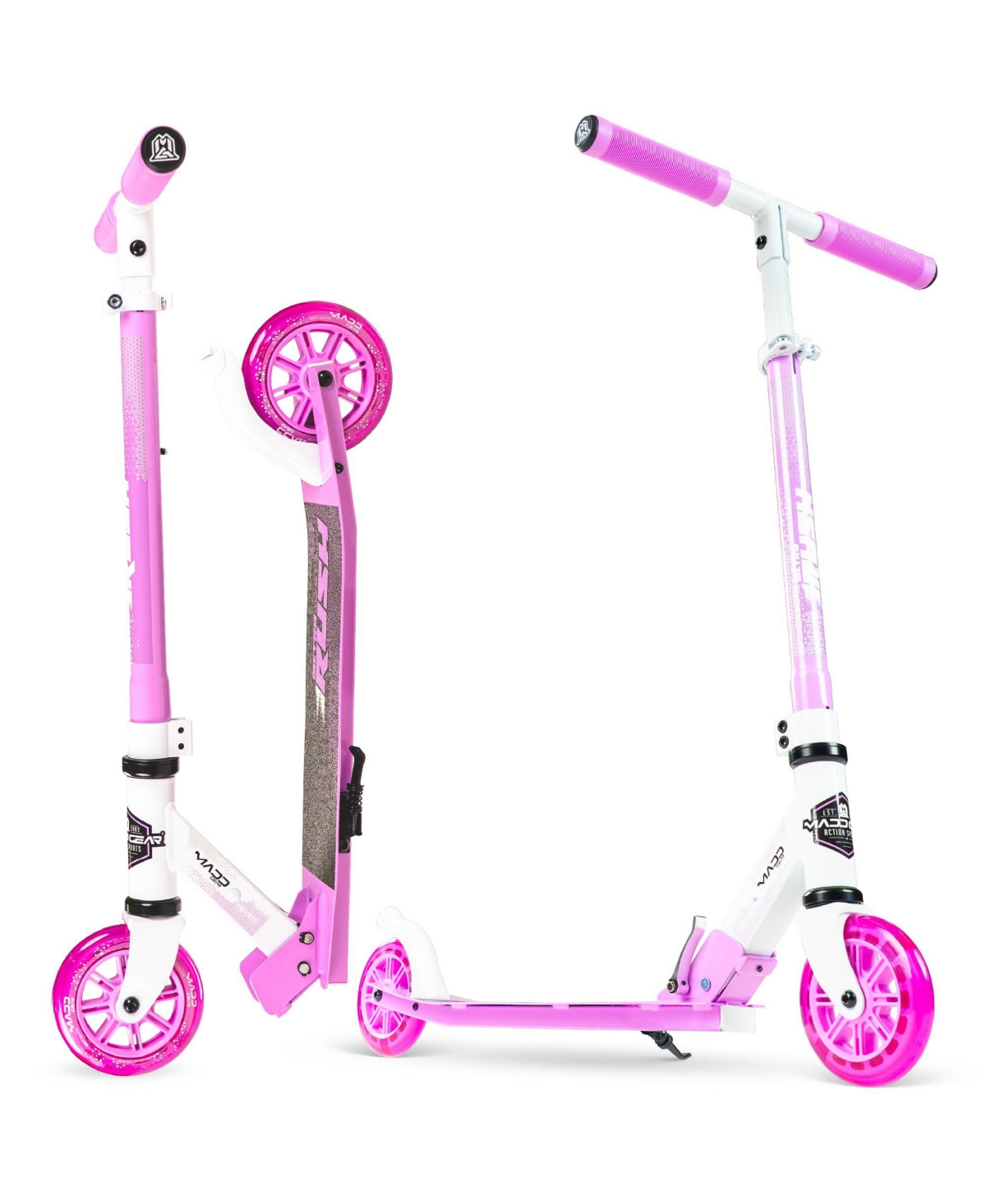 Click here for Folding Kick Scooter with Lights - Madd Gear Rush... prices