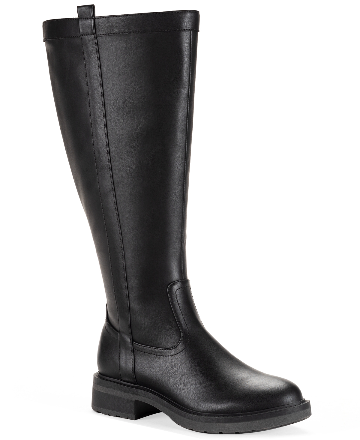Click here for Style & Co Womens Terryy Wide-Calf Round Toe Tall... prices