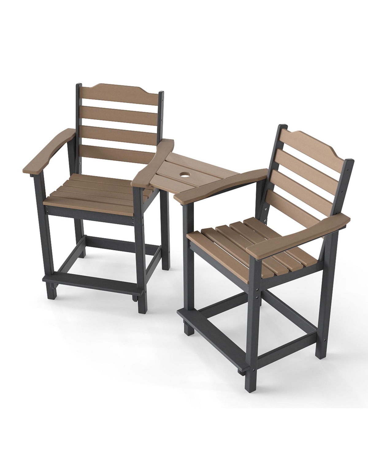 Click here for Decksplore A set of 2 economical bar stools (inclu... prices