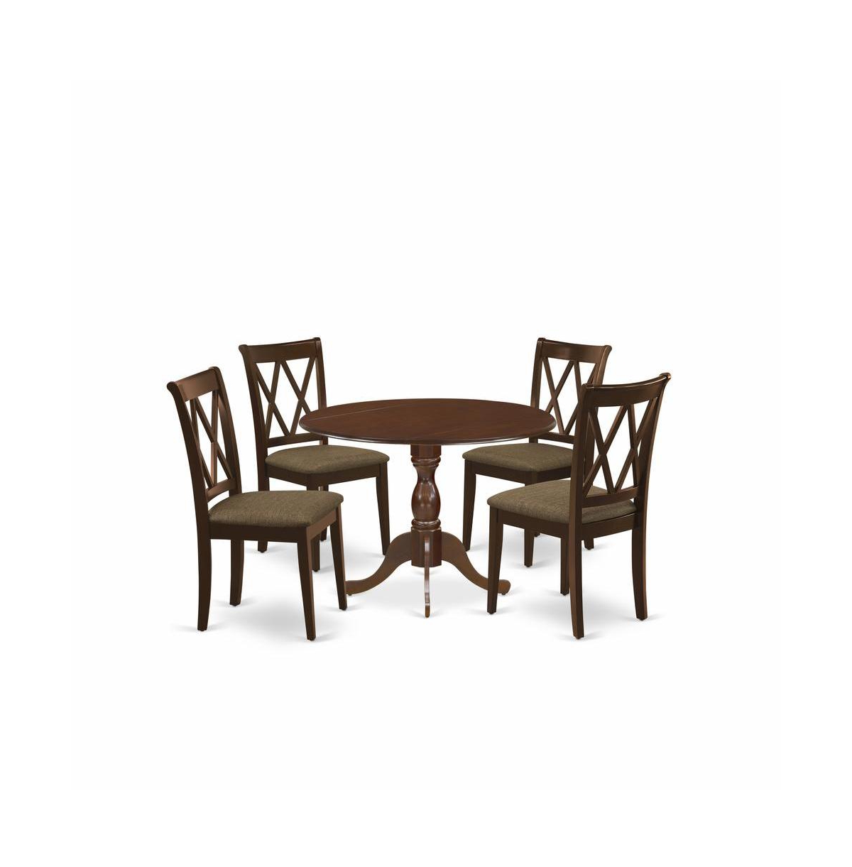 Click here for East West Furniture DMCL5-mah-c 5 Piece Dinette Se... prices