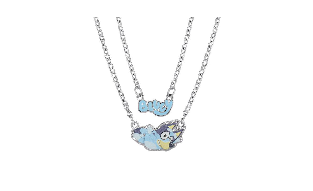Click here for Bluey Double Layer Pendant Necklace with Bluey Nam... prices