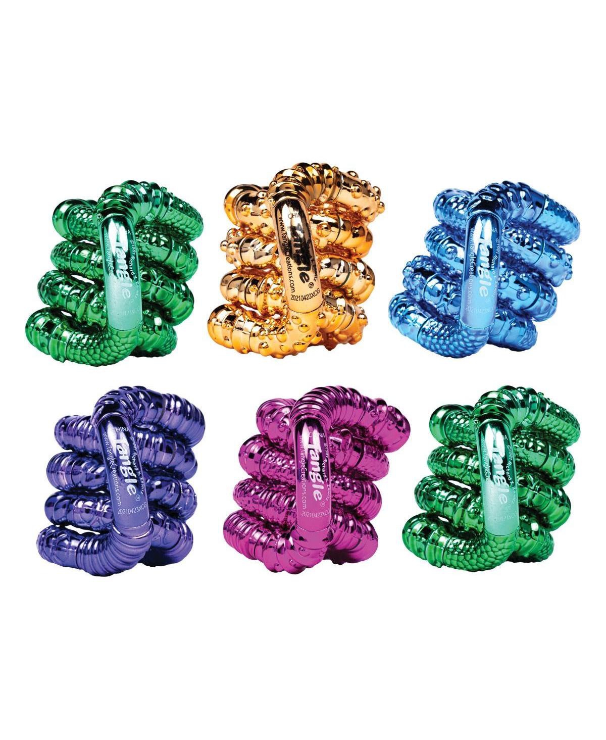 Click here for Tangle Jr. Textured Metallic Fidgets - Set of 6 -... prices