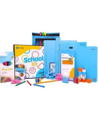 Enday School Supplies Kit for Grades K–5 – 71 Items: Composition ...