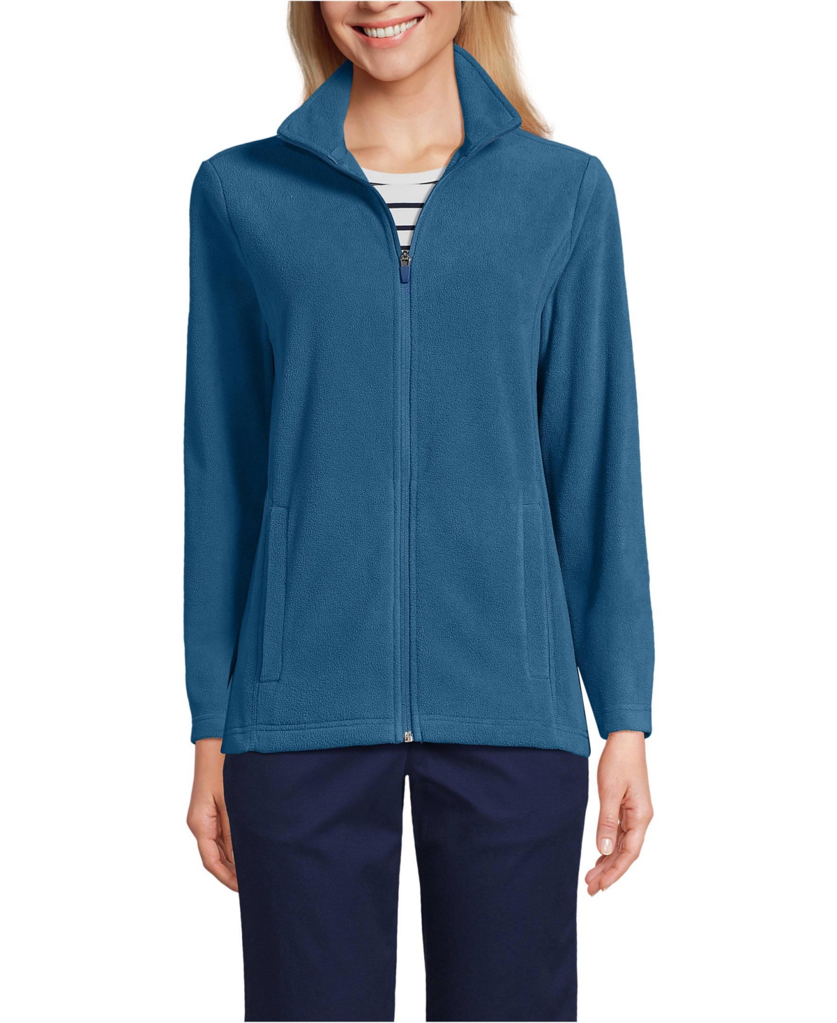 Click here for Lands End Womens Thermacheck 100 Fleece Jacket - E... prices