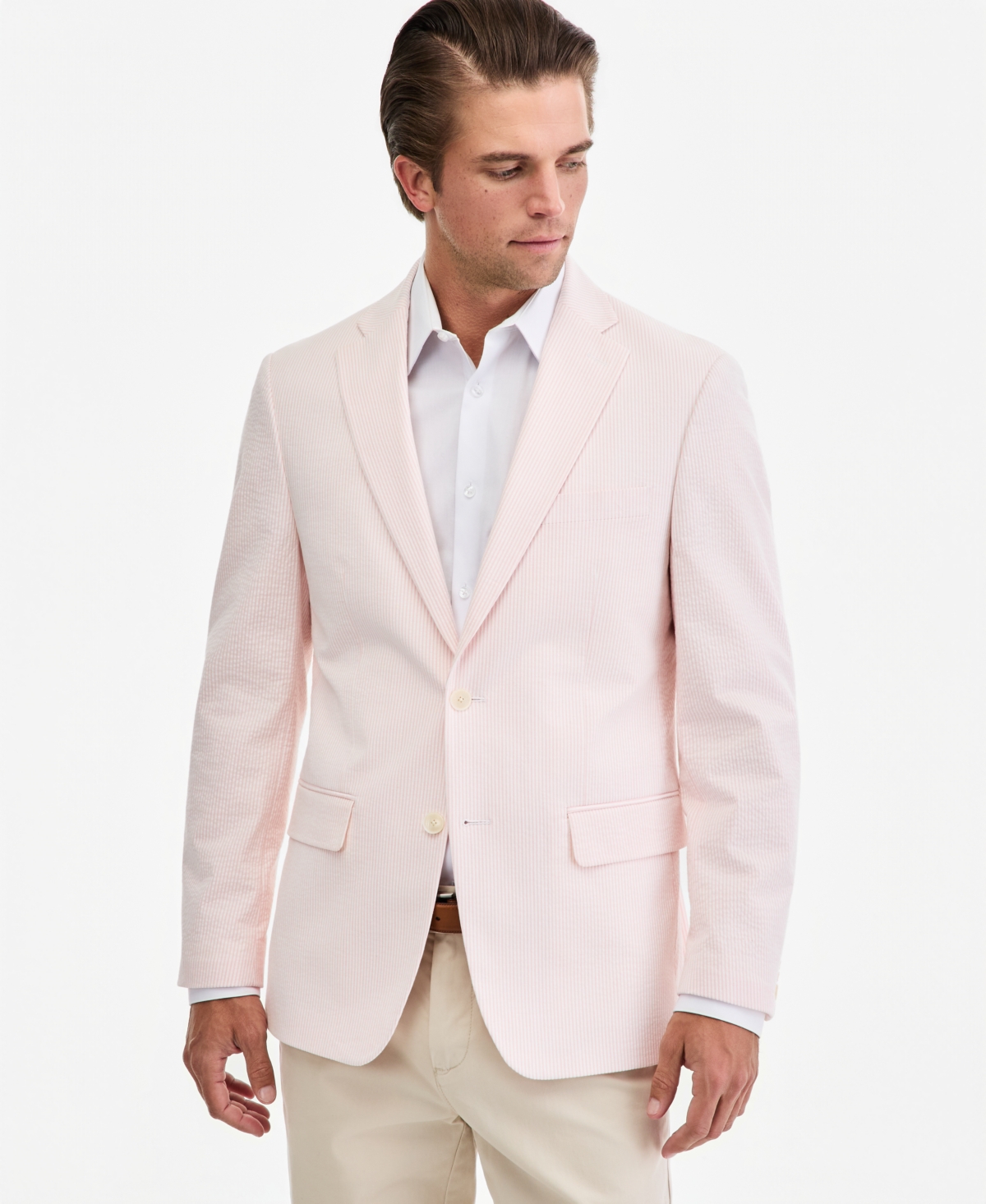 Click here for Tommy Hilfiger Mens Modern-Fit Seersucker Sport Co... prices