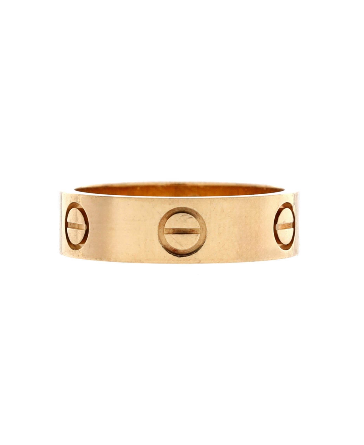 Click here for Pre-Owned Cartier Love Band Ring - 18k rose gold prices